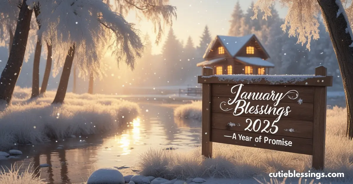Beautiful January Blessings to Begin the New Year with Hope & Positivity